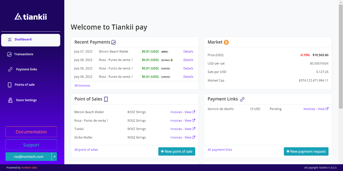 Cómo iniciar sesión en Tiankii Pay